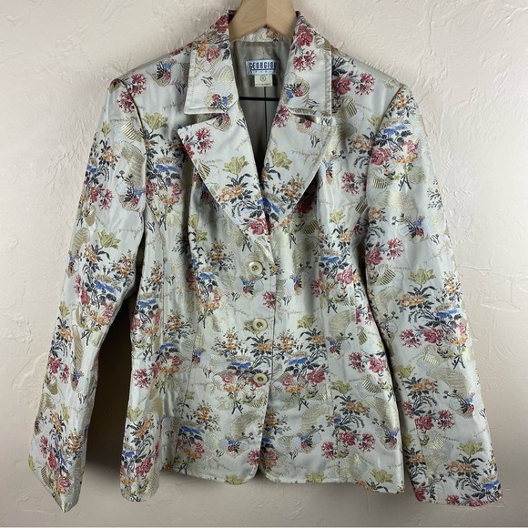 Georgiou | Jackets & Coats | Vintage Georgiou Studio Beige Champagne ...
